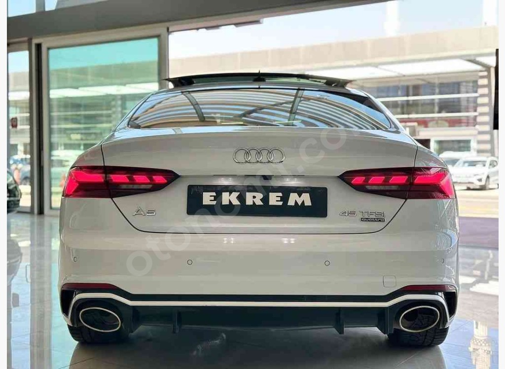 Audi A5, 2020 AUDİ A5 S-LİNE 45TFSİ QUATTRO 265HP BEYAZ İÇİ TABA ...