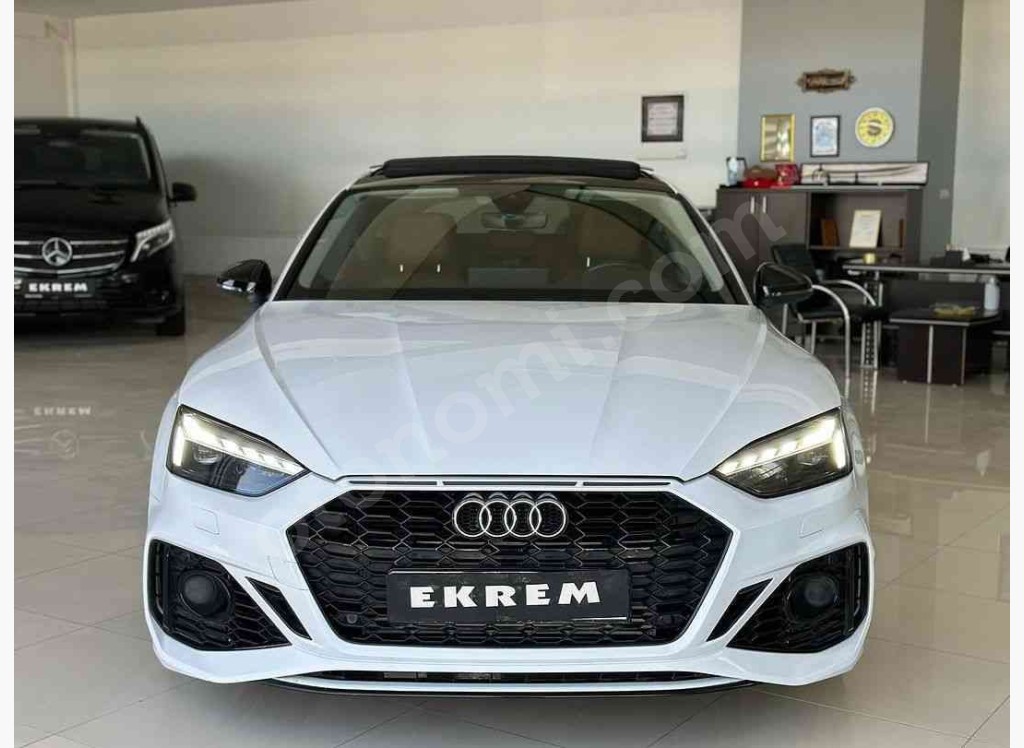 Audi A5, 2020 AUDİ A5 S-LİNE 45TFSİ QUATTRO 265HP BEYAZ İÇİ TABA ...