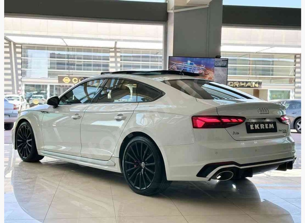 Audi A5, 2020 AUDİ A5 S-LİNE 45TFSİ QUATTRO 265HP BEYAZ İÇİ TABA ...